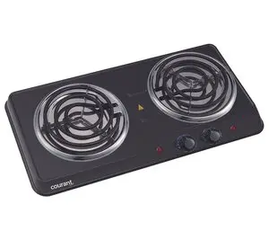 COURANT 1700 Watts Electric Double Burner - One-color