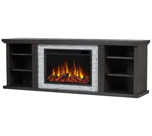 REAL FLAME Kenai 72' Slim Electric Fireplace Tv Stand - One-color