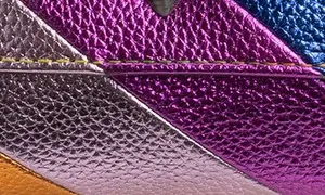 Kurt Geiger Leather Belt Bag - Rainbow/ant. Silver