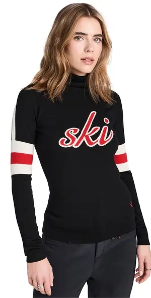 Perfect Moment Neve Wool Sweater - Black