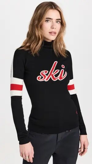 Perfect Moment Neve Wool Sweater - Black