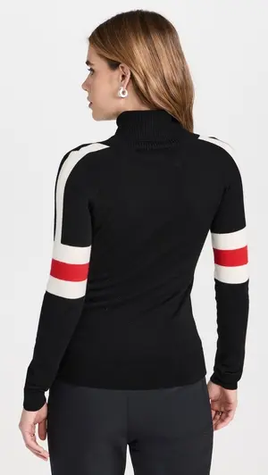 Perfect Moment Neve Wool Sweater - Black