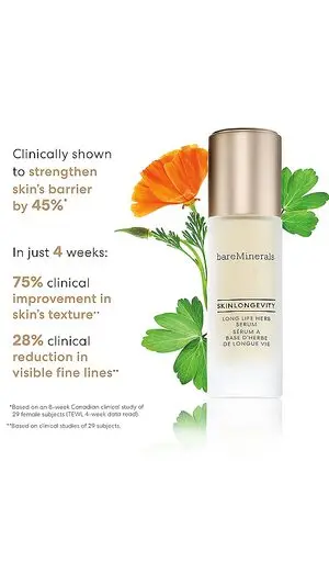 BareMinerals® Skinlongevity Nourishing Barrier Boosting Serum With Niacinamide