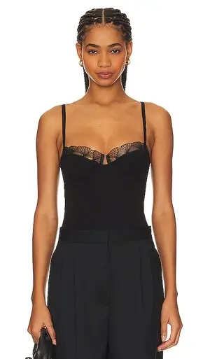 Undress Code Kiss And Tell Bodysuit - Black | Editorialist