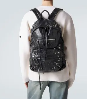 Balenciaga Le Cagole Leather Backpack