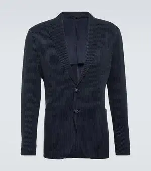 Men's Black Pinstripe Suits