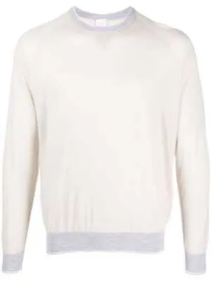Eleventy Round Neck Sweaters For Men
