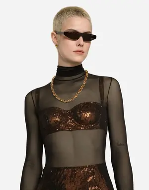 Dolce & Gabbana Rainbow Necklace With Citrines - Gold