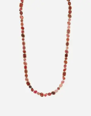 Dolce & Gabbana 18 Carat Red Gold And Tourmaline Sautoir Necklace - Rot