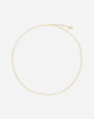 Dolce & Gabbana Lettering Chain Necklace In 18-carat Yellow - Gold