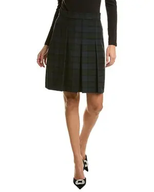 Brooks Brothers Brooks Brothers Pleated Skirt - Green