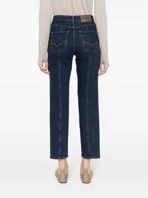 Peserico Logo Appliqué Straight-cut Jeans