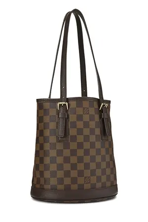 LOUIS VUITTON Damier Ebene Marais Bucket Bag