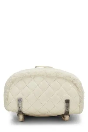 Chanel Quilted Calfskin & Shearling Mountain Backpack Small