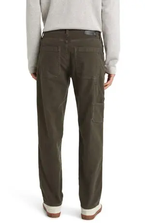 Ag Wells Tapered Moleskin Carpenter Pants - Sulfur Forest Moss