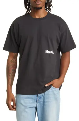 ELWOOD Logo Cotton Graphic T-shirt