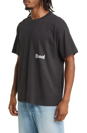 ELWOOD Logo Cotton Graphic T-shirt