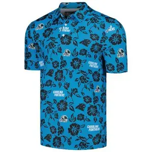 Reyn Spooner Carolina Panthers Pua Performance Polo