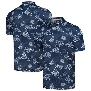Reyn Spooner Dallas Cowboys Throwback Pua Performance Polo - Navy