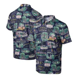 Reyn Spooner Michigan Wolverines Scenic Polo - Navy