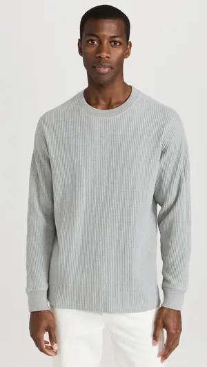Rails Waffle Knit Long Sleeve Tee
