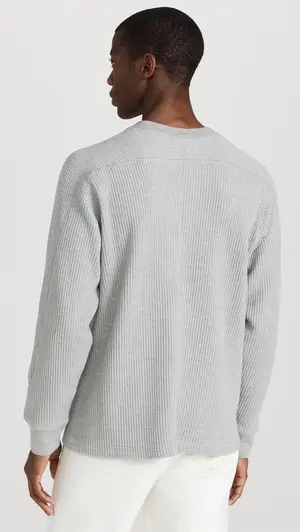 Rails Waffle Knit Long Sleeve Tee