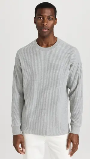 Rails Waffle Knit Long Sleeve Tee