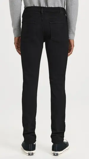 Paige Lennox Transcend Slim Jeans - Black Shadow