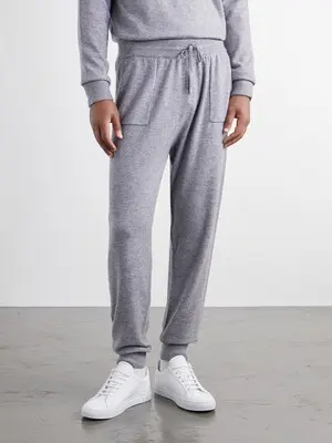 Mr P. Wool And Cashmere-blend Sweatpants - Gray