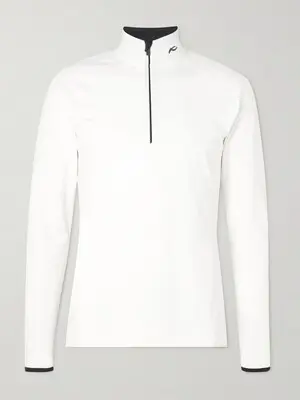 Kjus Stretch-jersey Half-zip Ski Mid-layer - White