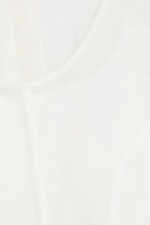 Herve Leger Cold-shoulder Layered Mini Dress