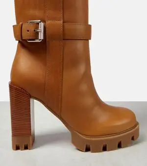 CHRISTIAN LOUBOUTIN Brodeback Lug Over-the-knee Boots