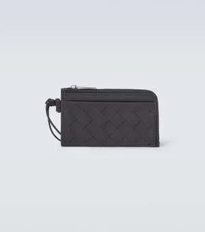 Bottega Veneta Intrecciato Leather Wallet - Black
