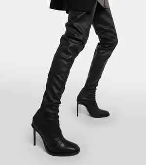 ANN DEMEULEMEESTER Adna Over-the-knee Leather Boots