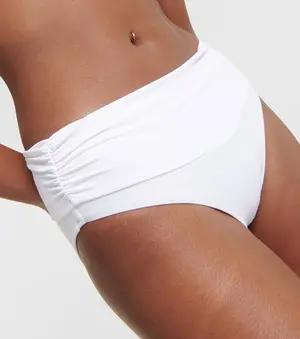 Melissa Odabash Bel Air Low-rise Bikini Bottom - White