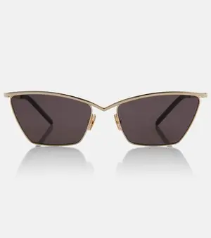 Saint Laurent Sl 637 Cat-eye Sunglasses - Gold