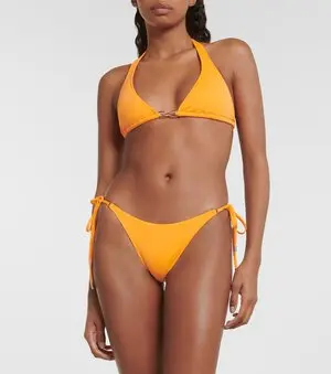 Melissa Odabash Antibes Low-rise Bikini Bottoms - Orange