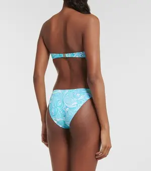Melissa Odabash Alba Low-rise Bikini Bottom - Blue