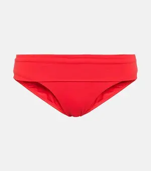 Melissa Odabash Brussels Low-rise Bikini Bottoms - Red