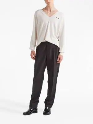 Prada V-neck Cashmere Jumper