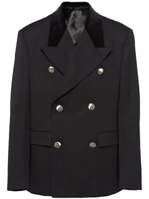 Prada Double-breasted Wool Blazer