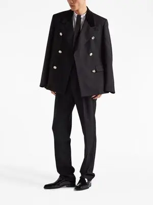 Prada Double-breasted Wool Blazer