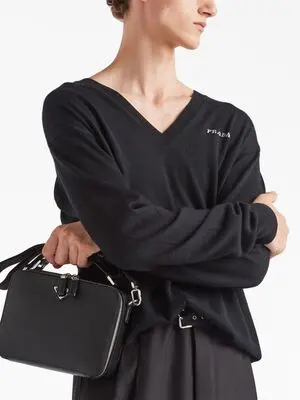 Prada V-neck Cashmere Jumper