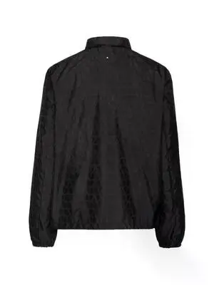 Valentino Garavani Toile Iconographe Windbreaker Jacket - Black