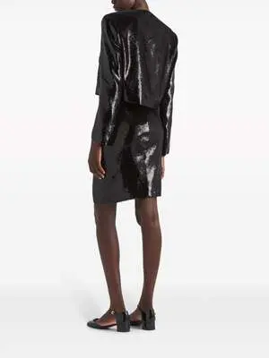 Prada Sequinned Pencil Skirt