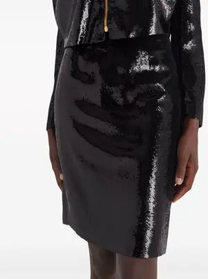 Prada Sequinned Pencil Skirt