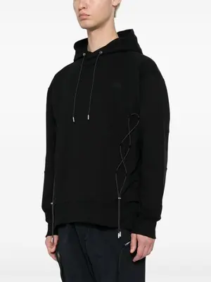 SPOONYARD Logo-appliqué Paneled Hoodie