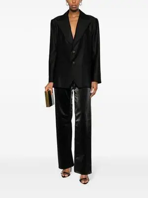 Saint Laurent High-rise Wide-leg Jeans