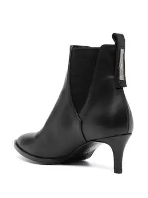 Peserico 60mm Pointed-toe Leather Boots