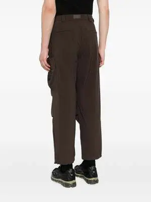 SPOONYARD Logo-appliqué Belted Cargo Trousers